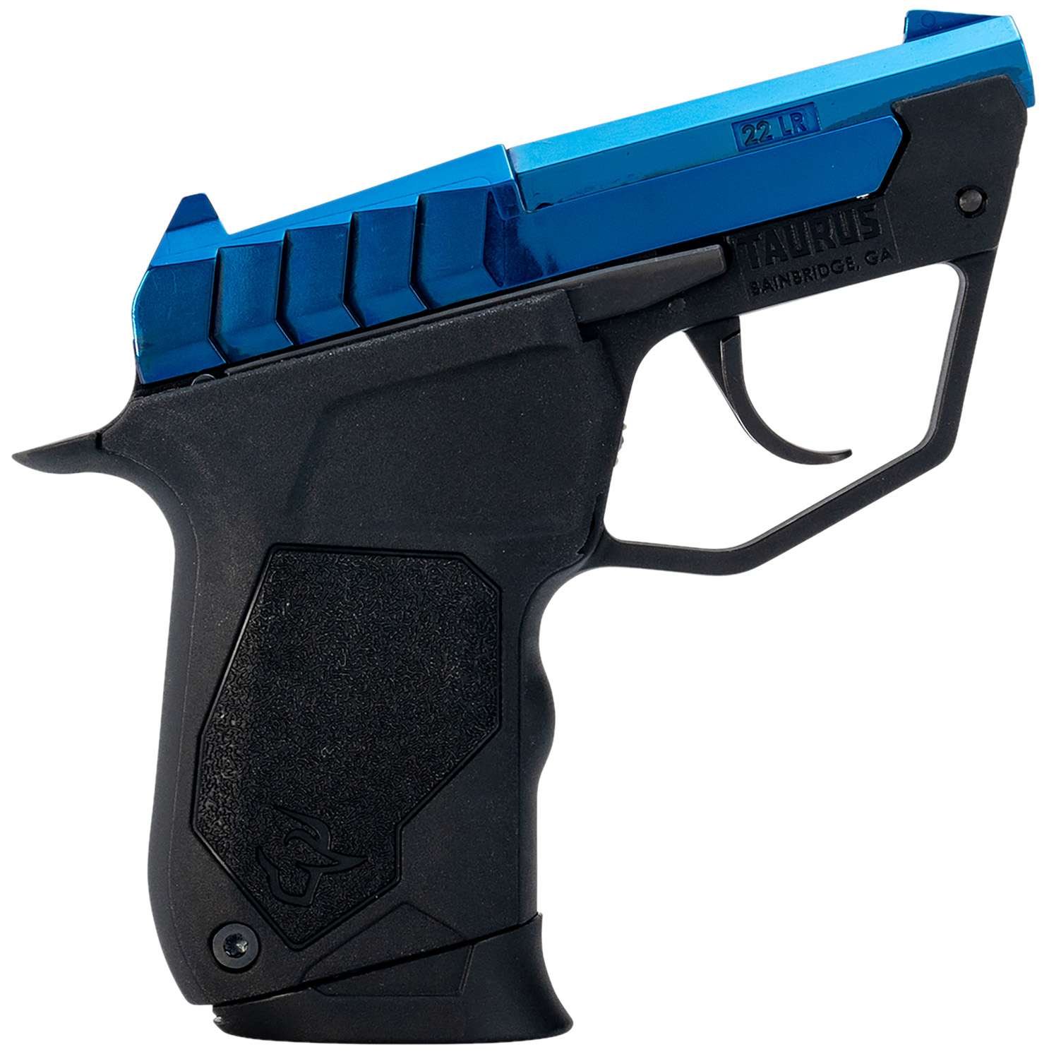 TAURUS 22TUC 22LR PSTL 3" BLK/BLUE PVD SLIDE 1-9RD MAG - Lone Wolf Gun Shop